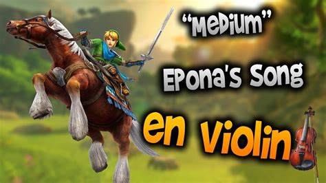 Zelda Ocarina Of Time Epona s Song en Violín How to Play Tutorial Tab