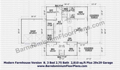 Stock Floor Plan Barndominium Virginia Versions Barndominium Floor