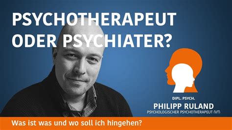 Psychotherapeut Psychiater Heilpraktiker für Psychotherapie Was ist