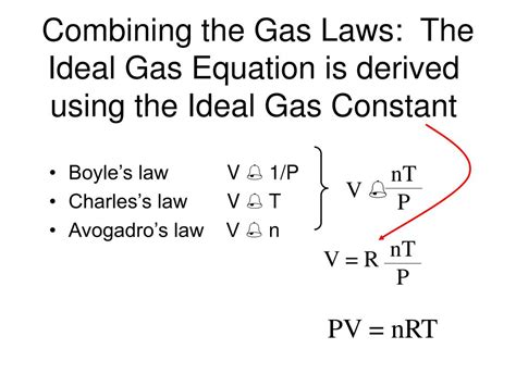 Ppt The General Gas Equation Combined Gas Law Powerpoint Presentation