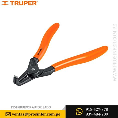 Alicate Con Punta A 90 Para Abrir Anillos Truper 17364 Distribuidor