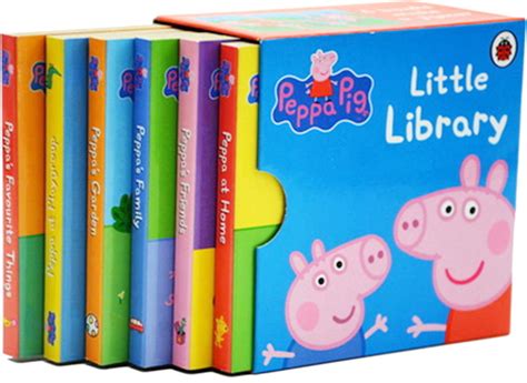 英文原版 小猪佩奇 Peppa Pig Little Library 6册手掌纸板书启蒙 阿里巴巴