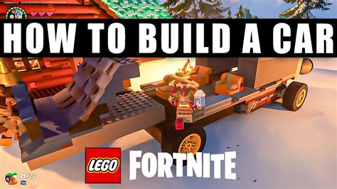 How To Build A Car In Lego Fortnite How To Make A Car Youtube