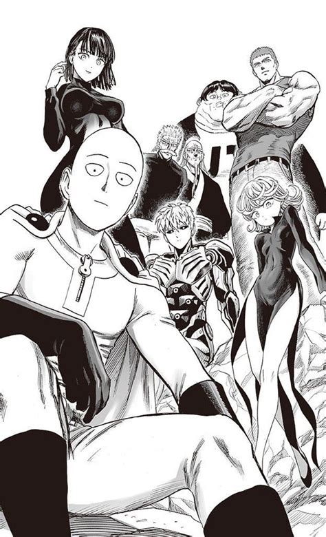 An Image Of Some Anime Characters With One Person Sitting On The Ground