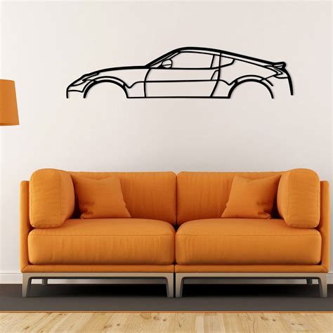 370Z Silhouette Metal Wall Art 370Z Metal Wall Art Car Etsy