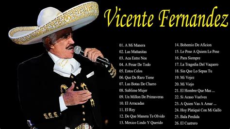 Ídolos Del Mariachi Vicente Fernández Grandes Éxitos Sus Mejores