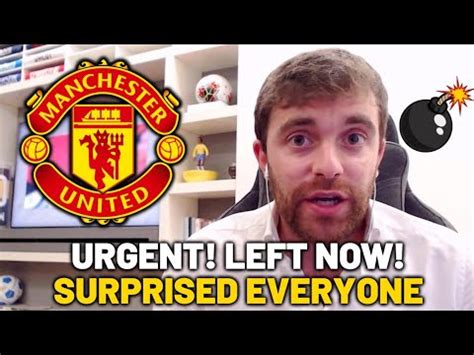 IT HAPPENED HAS BEEN CONFIRMED LOOK WHAT HE SAID MANCHESTER UNITED