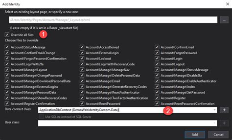 How To Customise ASP NET Core Identity Tutexchange