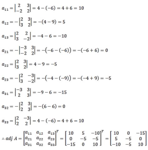 find the inverse of each of the matrices given below