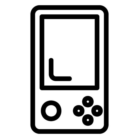 Game Console Line Icon Vector Art At Vecteezy