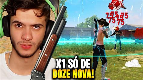 X1 SÓ DE DOZE NOVA SÓ CAPA SATISFATÓRIO E HIGHLIGHTS NO FREE FIRE