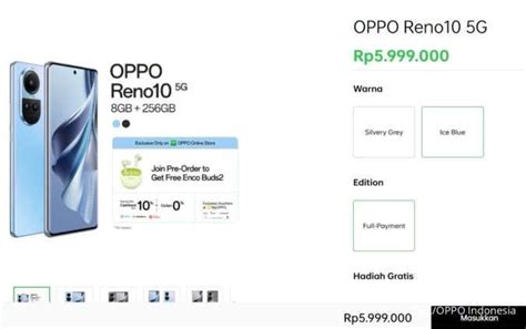 Terbaru Ini Spesifikasi Dan Harga HP OPPO Reno 10 5G Di Indonesia