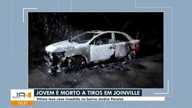 Jornal do Almoço Joinville Jovem é morto a tiros em Joinville