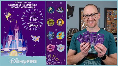 Disney Pin Unboxing Joey Chou Mystery Pins YouTube