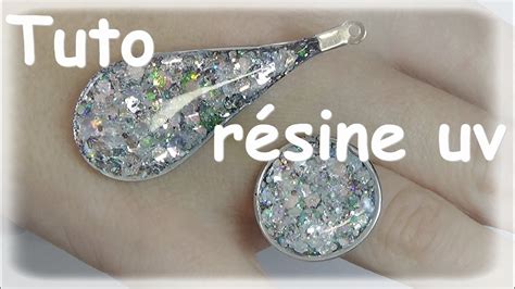 Tuto résine uv bijoux diamant