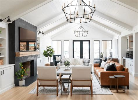 Modern Farmhouse Living Room Decorating Ideas Shelly Lighting