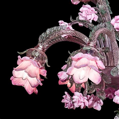 Rosae Murano Glas Kronleuchter