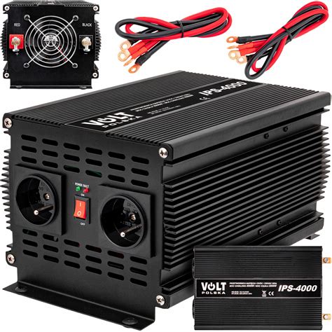 PRZETWORNICA 24V 230V SAMOCHODOWA NAPIĘCIA IPS SINUS MODYFIKOWANY 4000W
