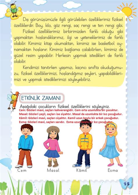 2 Sınıf Hayat Bilgisi Meb Yayınları Sayfa 15 Cevapları