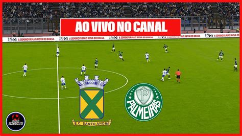 SANTO ANDRE X PALMEIRAS AO VIVO IMAGENS JOGO DE HOJE ASSISTA