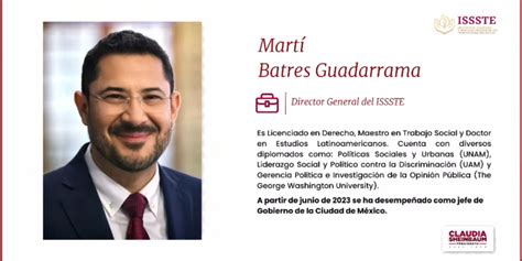 Claudia Sheinbaum anuncia nuevo integrante de su gabinete Martí Batres