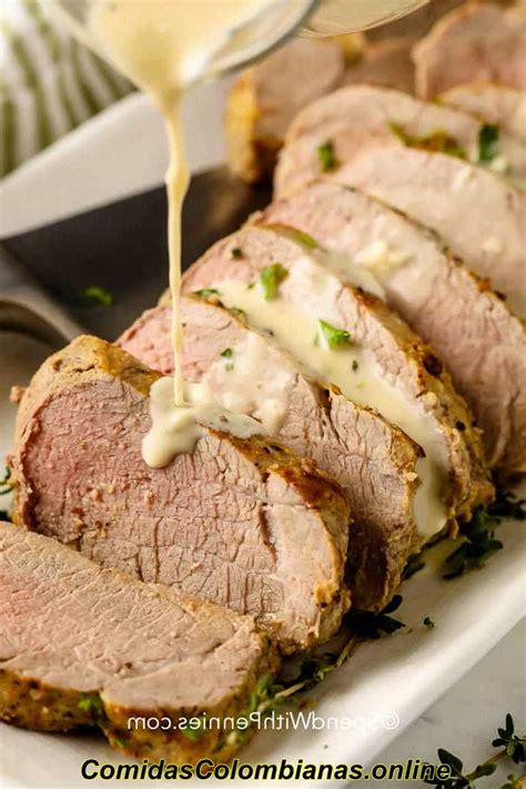 Solomillo De Cerdo Asado Con Salsa Dijon Recetas