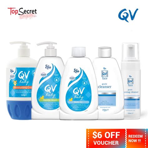 Qv Baby Gentle Wash Moisturising Cream Barrier Cream In