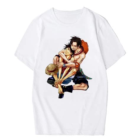 One Piece T Shirt Luffy Ace Official Merch One Piece Store