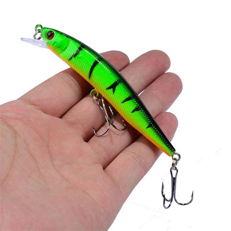 1PCS Minnow Fishing Lure Floating Hard Bait Wobbler Jig Bait Carp