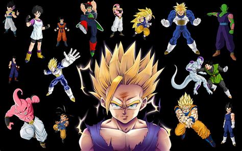 Hd Wallpaper Vegeta Buu Son Goku Frieza Videl Dragon Ball Son Gohan