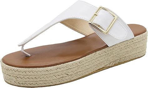 CANBE Sandales Femme été Chausson femme Tongs plates formes plates