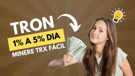 NOVA MINERADORA TRON TRX GANHE 1 A 5 DE LUCRO POR DIA VÁRIAS