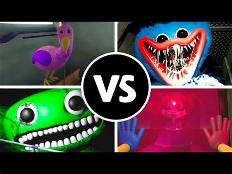 Poppy Playtime Vs Garten Of Banban Jumpscares Creepy Moments Youtube