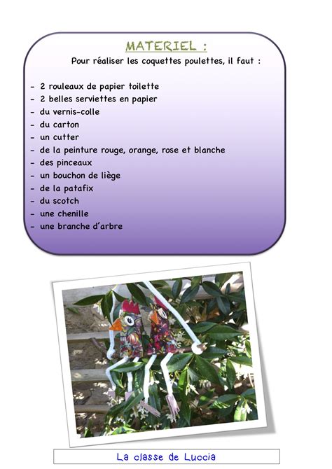 De Jolies Coquettes Poulettes La Classe De Luccia Bloglovin