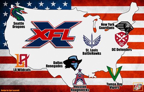 Xfl Announces Team Names And Logos