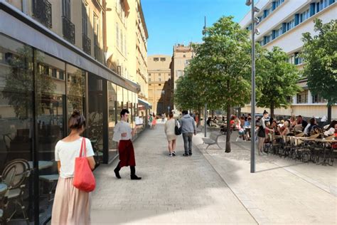 Marseille Voici à quoi vont ressembler la place Lulli et la rue Sainte