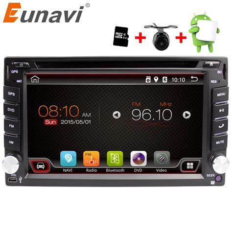 Eunavi Universal 2 Din Android 6 0 Car Dvd Player GPS Wifi Bluetooth