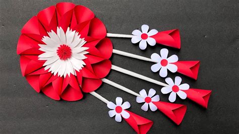 How To Make Paper Flower Wall Decorations Shelly Lighting