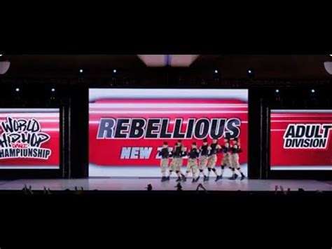 Rebellious New Zealand Adult Division Prelims 2023 World Hip Hop