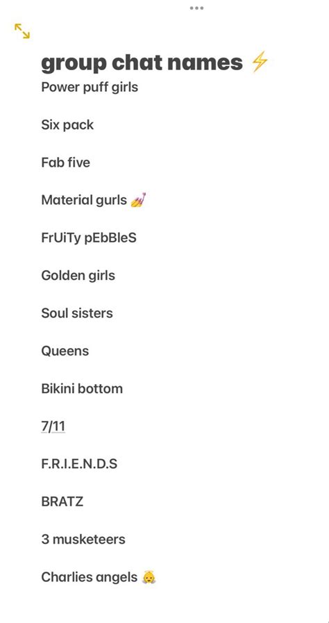 Group Chat Names In 2024 Group Chat Names Group Names Ideas Name