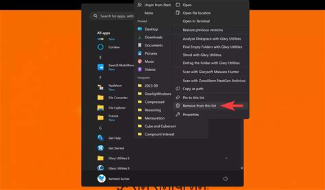 Decluttering Quick Access Removing Frequent Folders In Windows 11 10