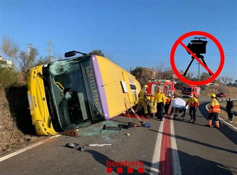 Anti Radar Catalunya On Twitter Imatges De L Accident D Aquest Mat A