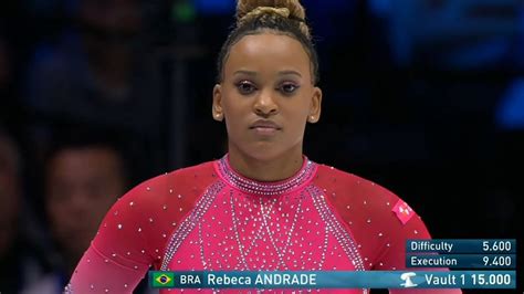 Rebeca Andrade Wins The Vault Title WAG 2023 World Championships