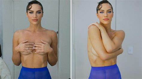 Gio Ewbank abre álbum de fotos de topless e surpreende fãs Arraso