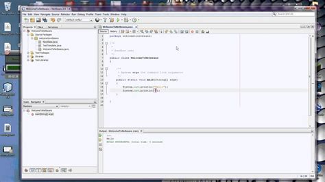 starting code with netbeans code complete youtube