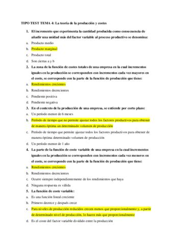 Tipo Test Tema Practica Pdf