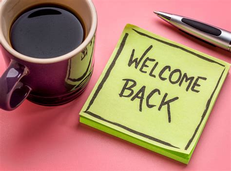 Welcome Back To The Office Banner