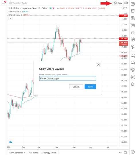 How To Share A Tradingview Chart Setup And Layout TradaMaker