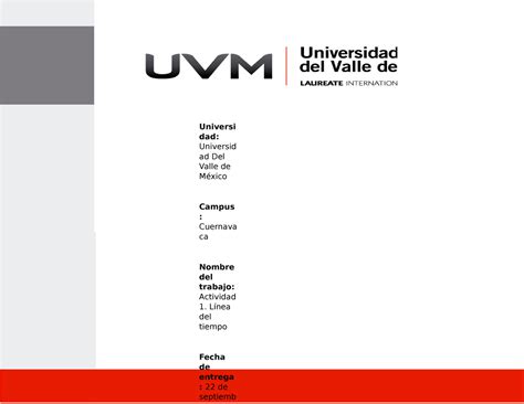 A1 SYVM A1 Universi dad Universid ad Del Valle de México Campus