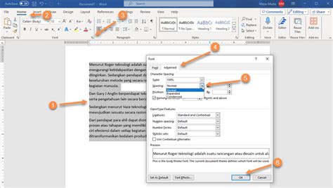Cara Mengatur Jarak Spasi Antar Kata Di Word Terlalu Jauh Malas Id